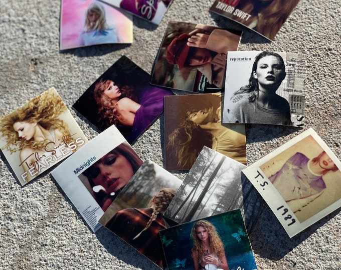 Taylor Album Cover Sticker Pack, Custom Album Stickers, Swifty Stickers ...