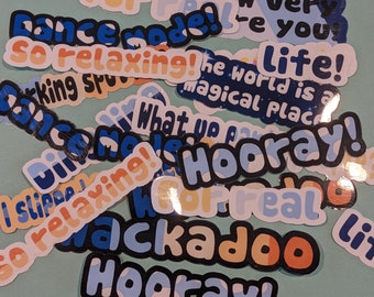 Bluey Quote Stickers - Etsy Canada