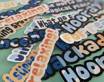 Bluey Quote Stickers - Etsy UK