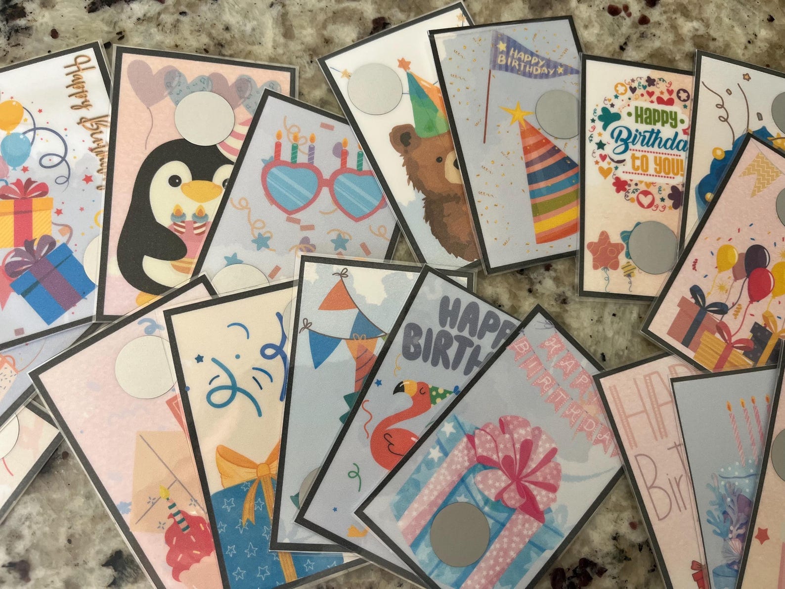 Birthday Mini Savings Cards! - Etsy