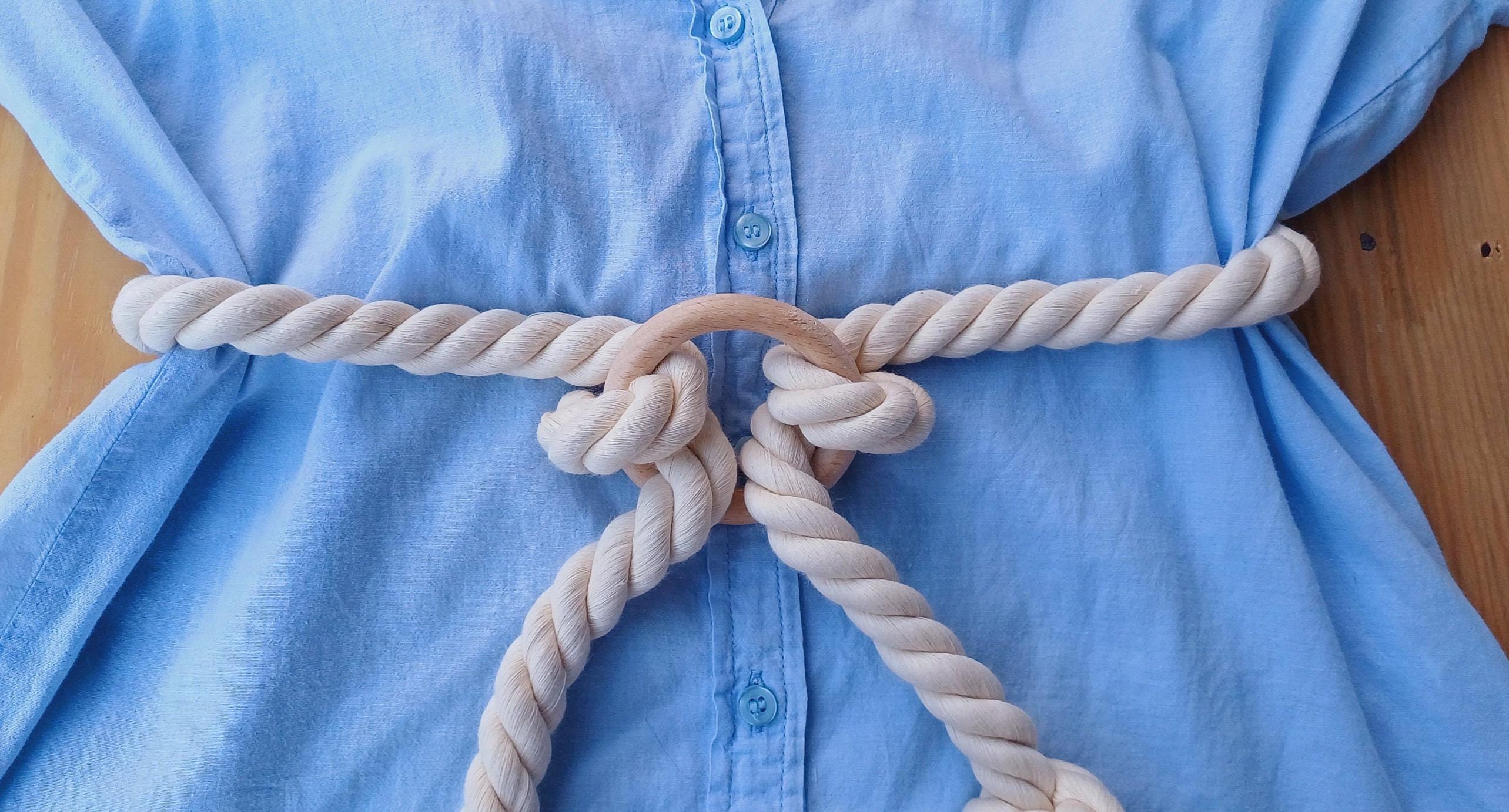 Macrame Fringe Belt for Women, Cream Braided Rope Belt, Medieval Tie ...