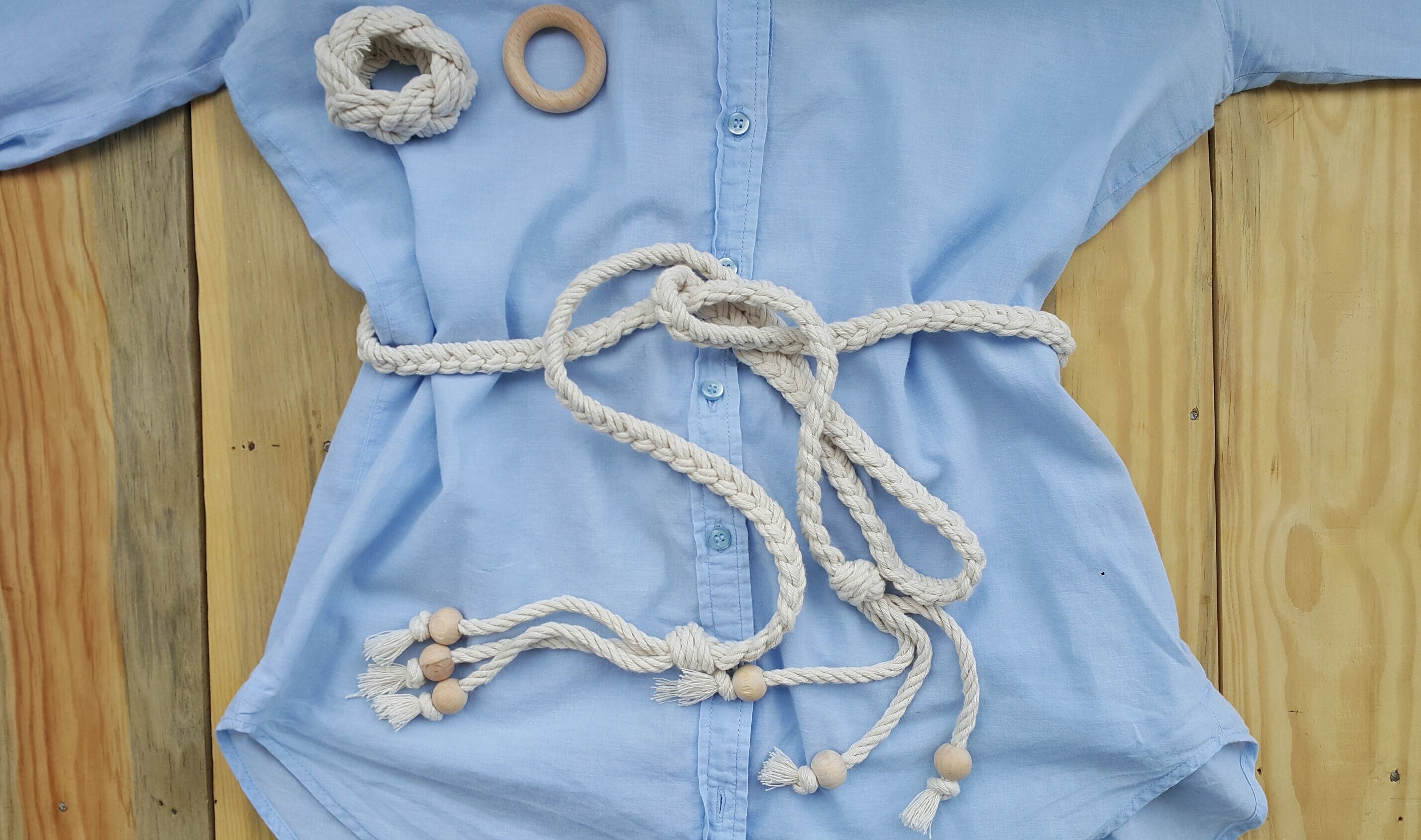 Cream Dress Waist Belt and Bracelet 2 in 1, Utility Women Belt, Beaded ...