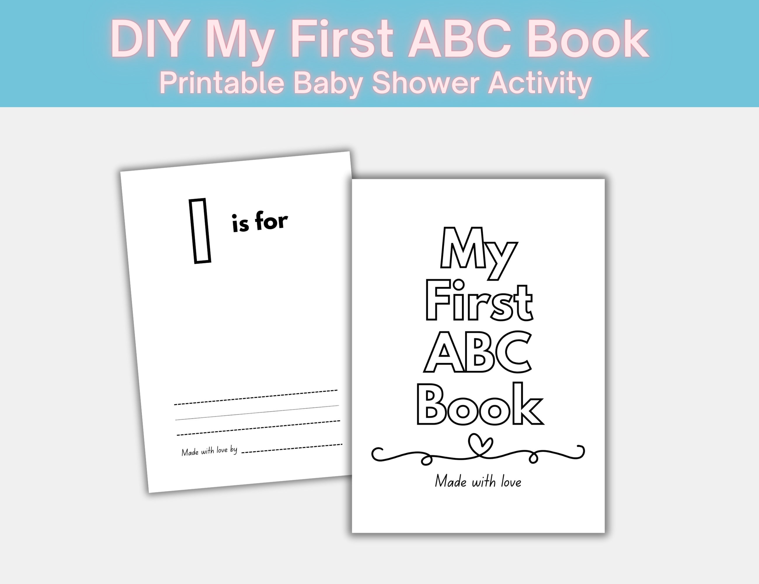 My Alphabet Book Printable