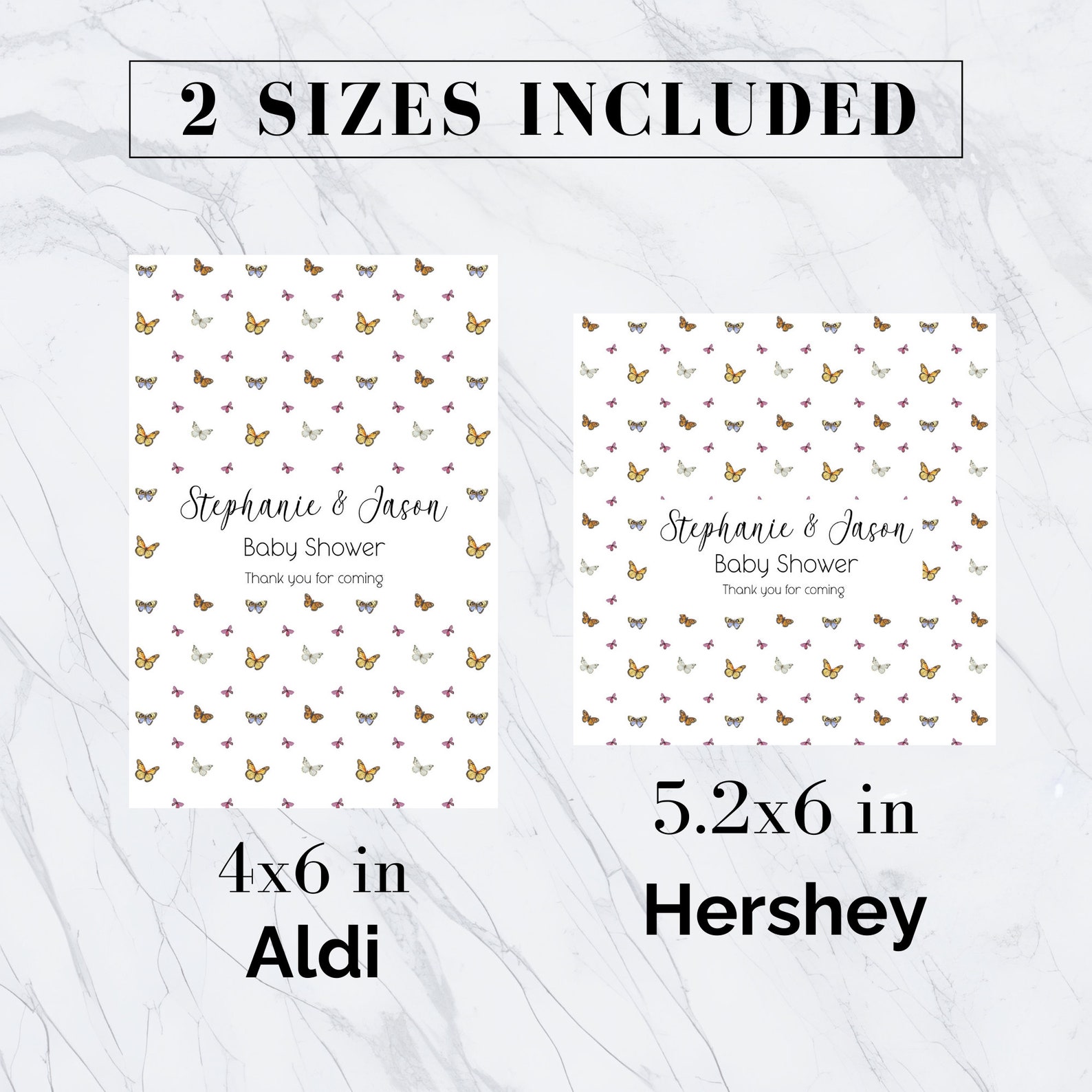 Chocolate Wrap Label Template Candy Bar Wrapper Wildflower Baby Shower ...