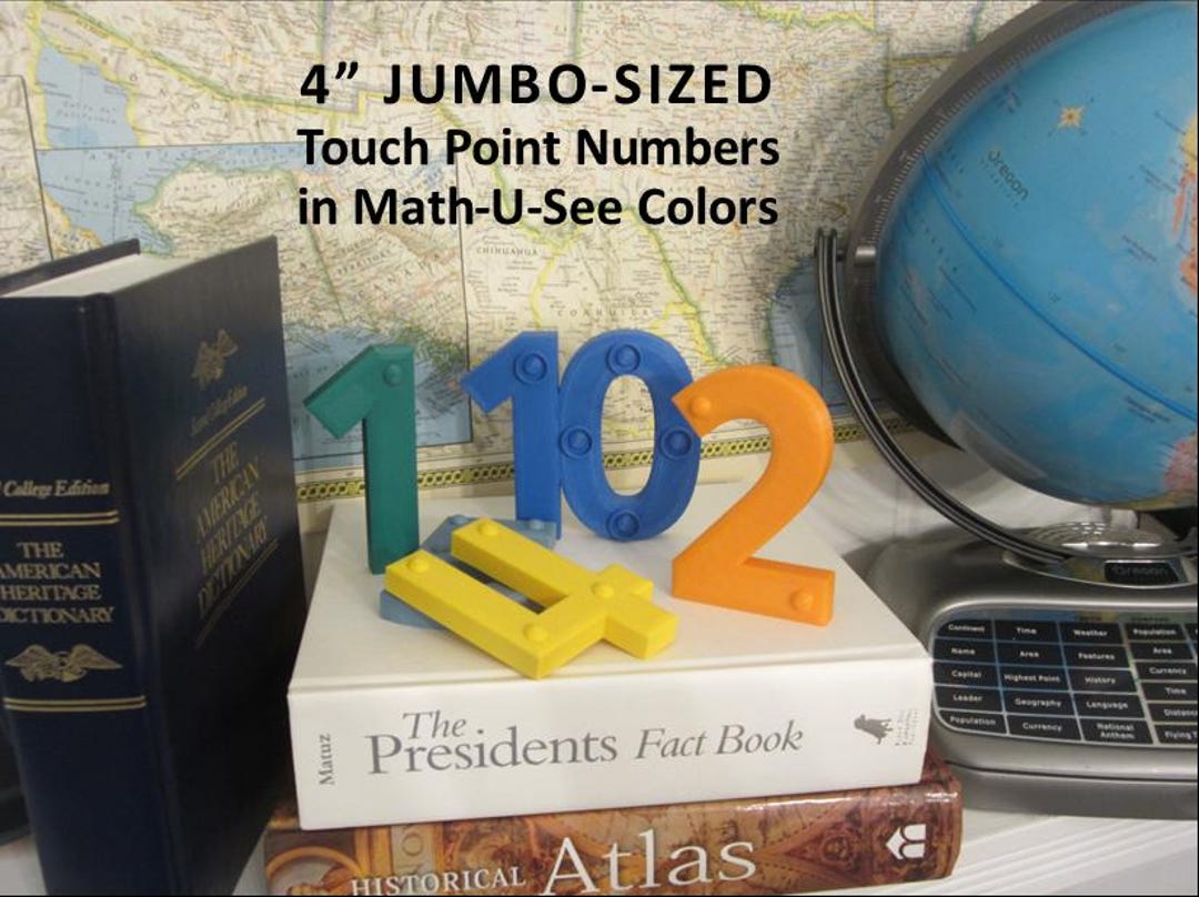 JUMBO Touch Point Numbers - Etsy