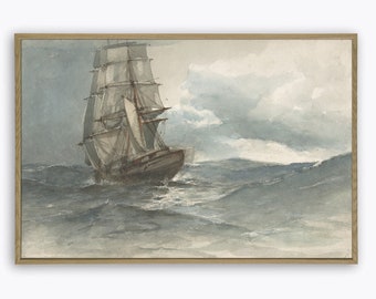 Old Ship Print | Etsy