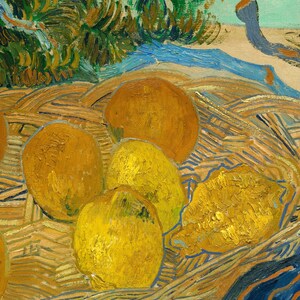 Still Life of Oranges by Vincent Van Gogh - Vintage Oil Paintng Print ...