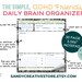 Adhd, Neurodivergent Friendly to Do List | Simple Daily Planner | Task ...