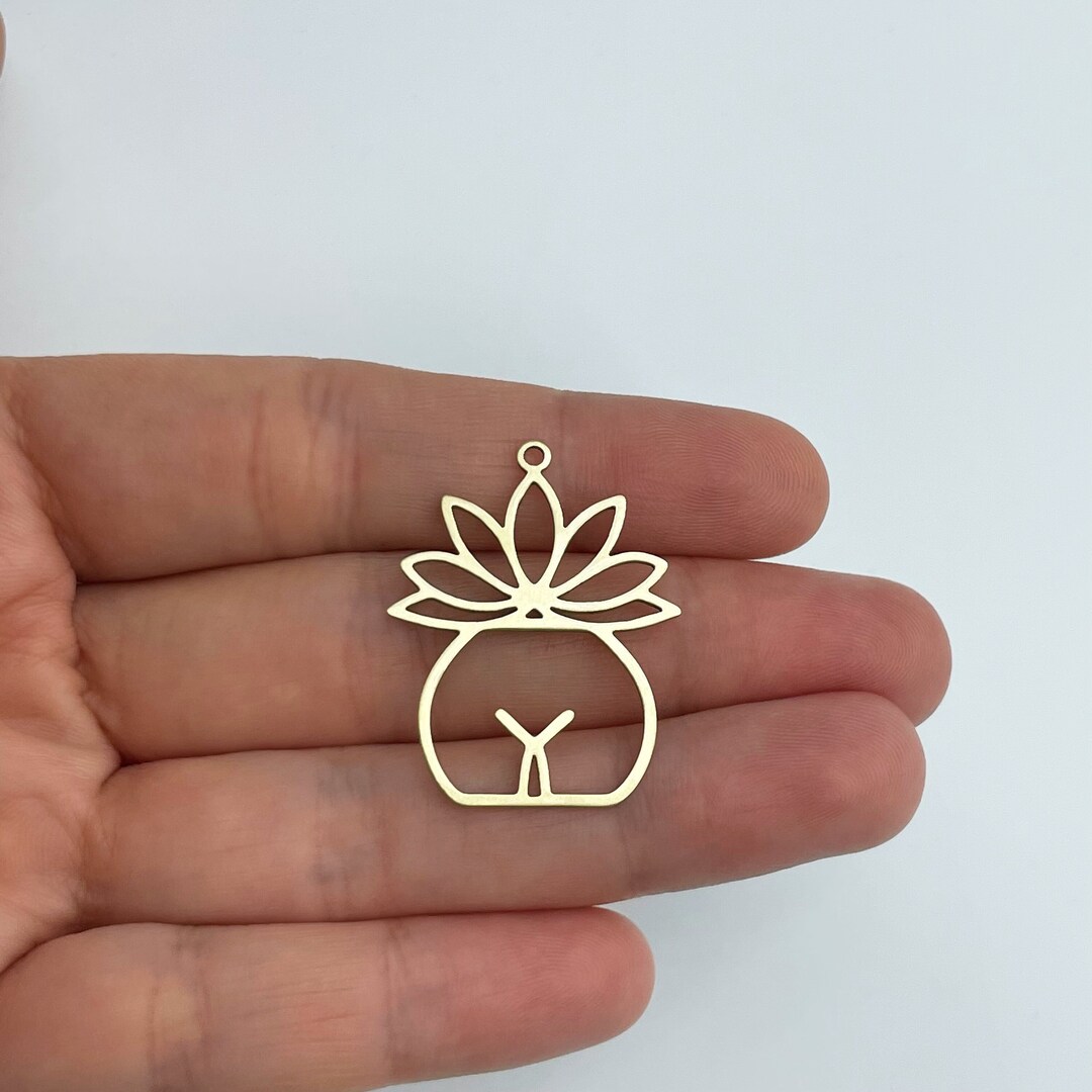 Raw Brass Female Body Charm, Female Figure Charm, Brass Charms for ...