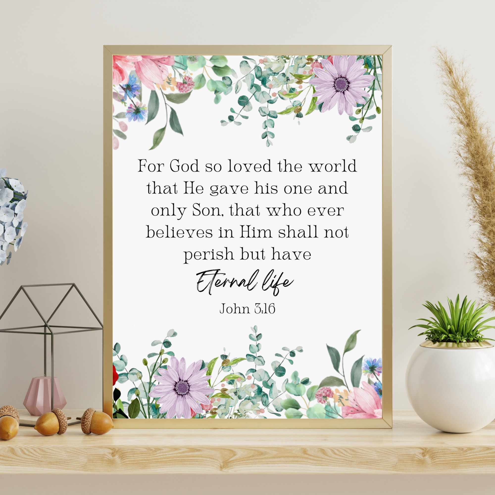Personalized Bible Verse Printable Scripture Custom Bible Verse ...