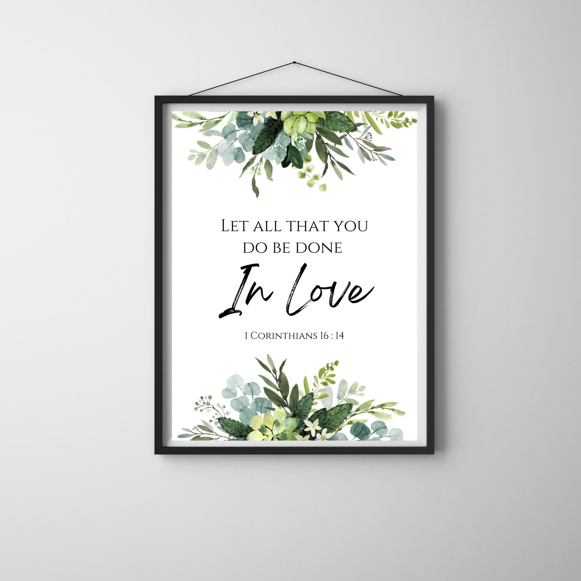 Personalized Bible Verse Printable Scripture Custom Bible Verse ...