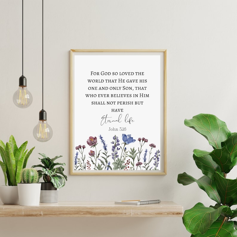 Personalized Bible Verse Printable Scripture Custom Bible Verse ...