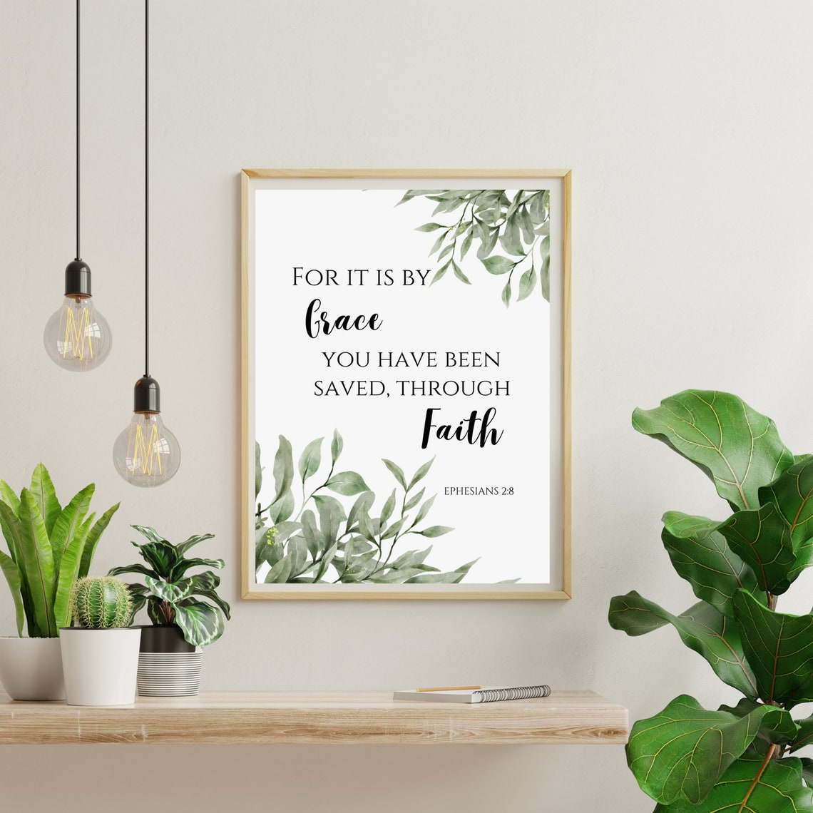 Personalized Bible Verse Printable Custom Bible Verse Digital - Etsy