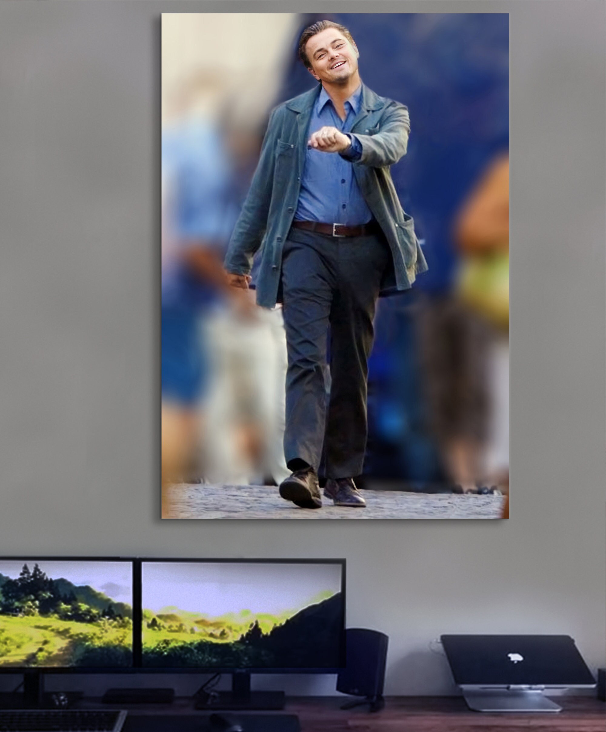 Strutting Leonardo Dicaprio