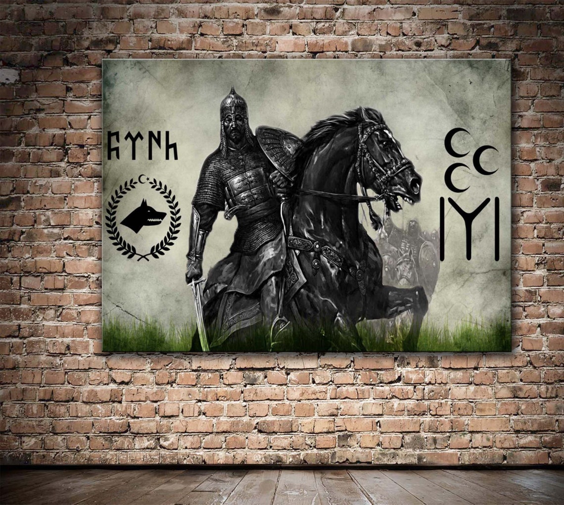 Turk Warrior, Turkish Cavalry, Kayı, Gokturk, Graywolf, Allah, Muhammed ...
