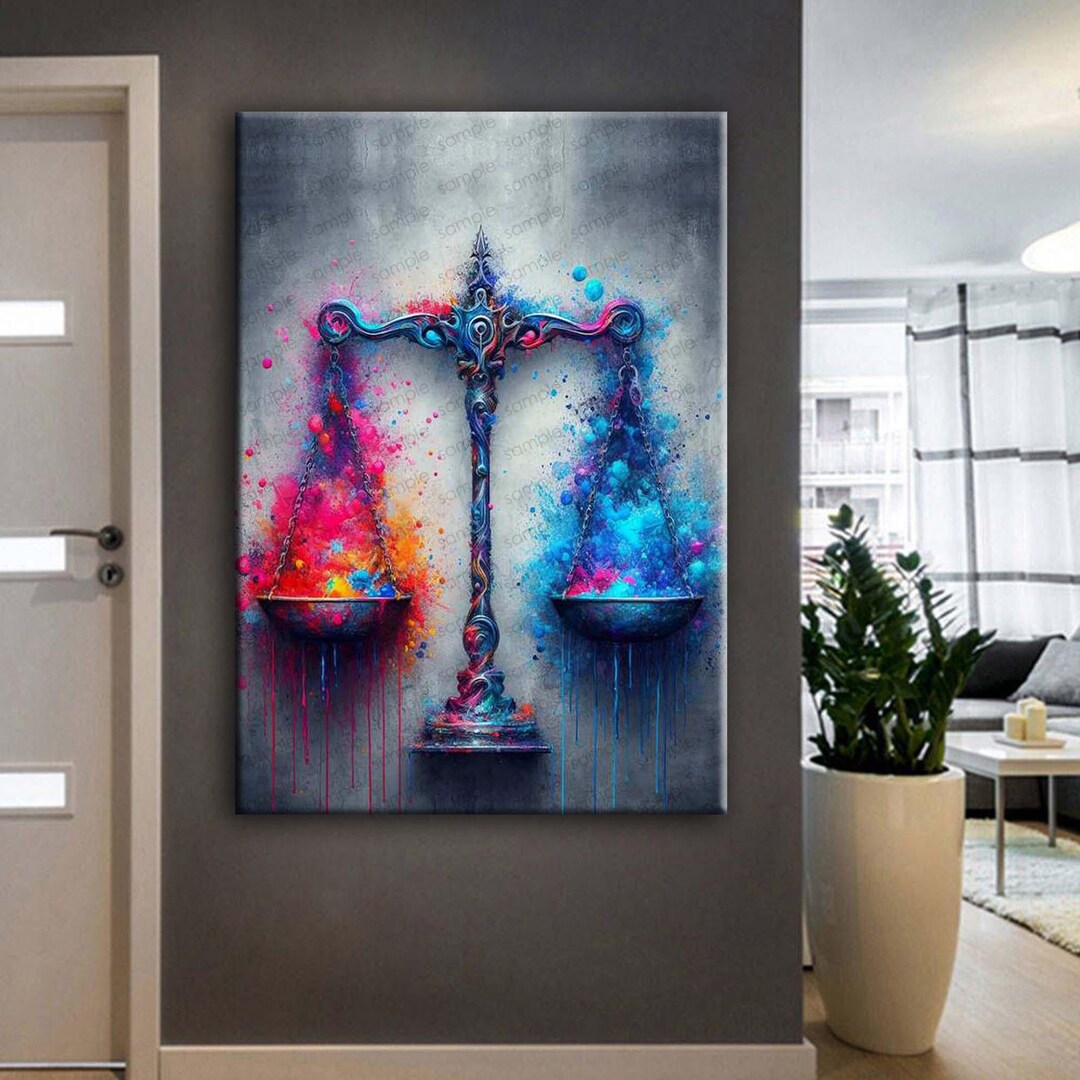 The Colorful Balance of Justice: A Powerful Representation of Scales ...