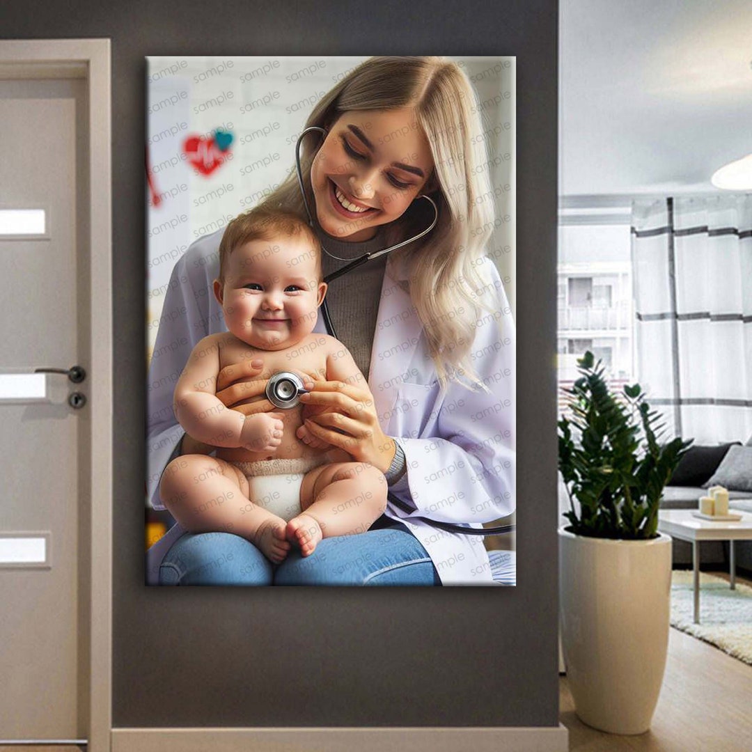 Children's Hospital and Doctor Themed Hospital Decor Canvas Wall Art ...