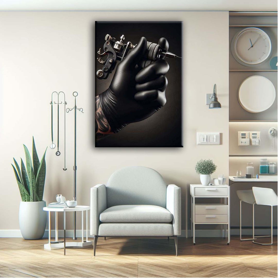 Ink Masters at Work Tattoo Studio Wall Art to Elevate Your Space Wall ...