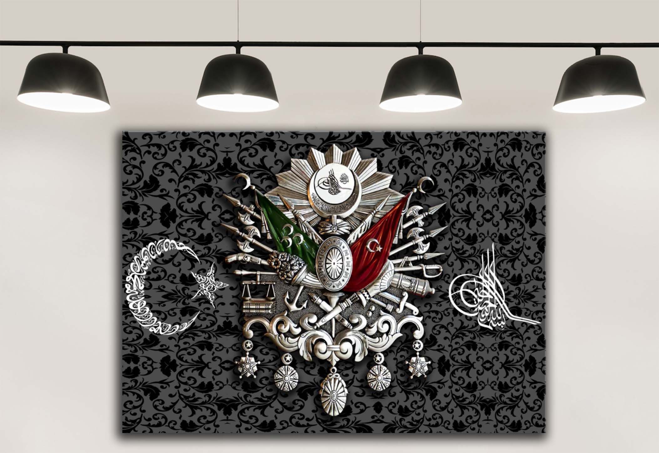 Ottoman Coat of Arms Wall Art, Ottoman Coat of Arms, Ottomans Tugra ...