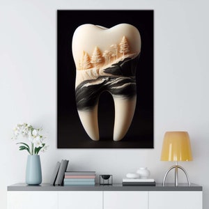 Nature Design Tooth Abstract Dentist Art, Teeth Art, Tooth,dentistry ...