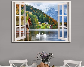 Window View Wall Art | Etsy