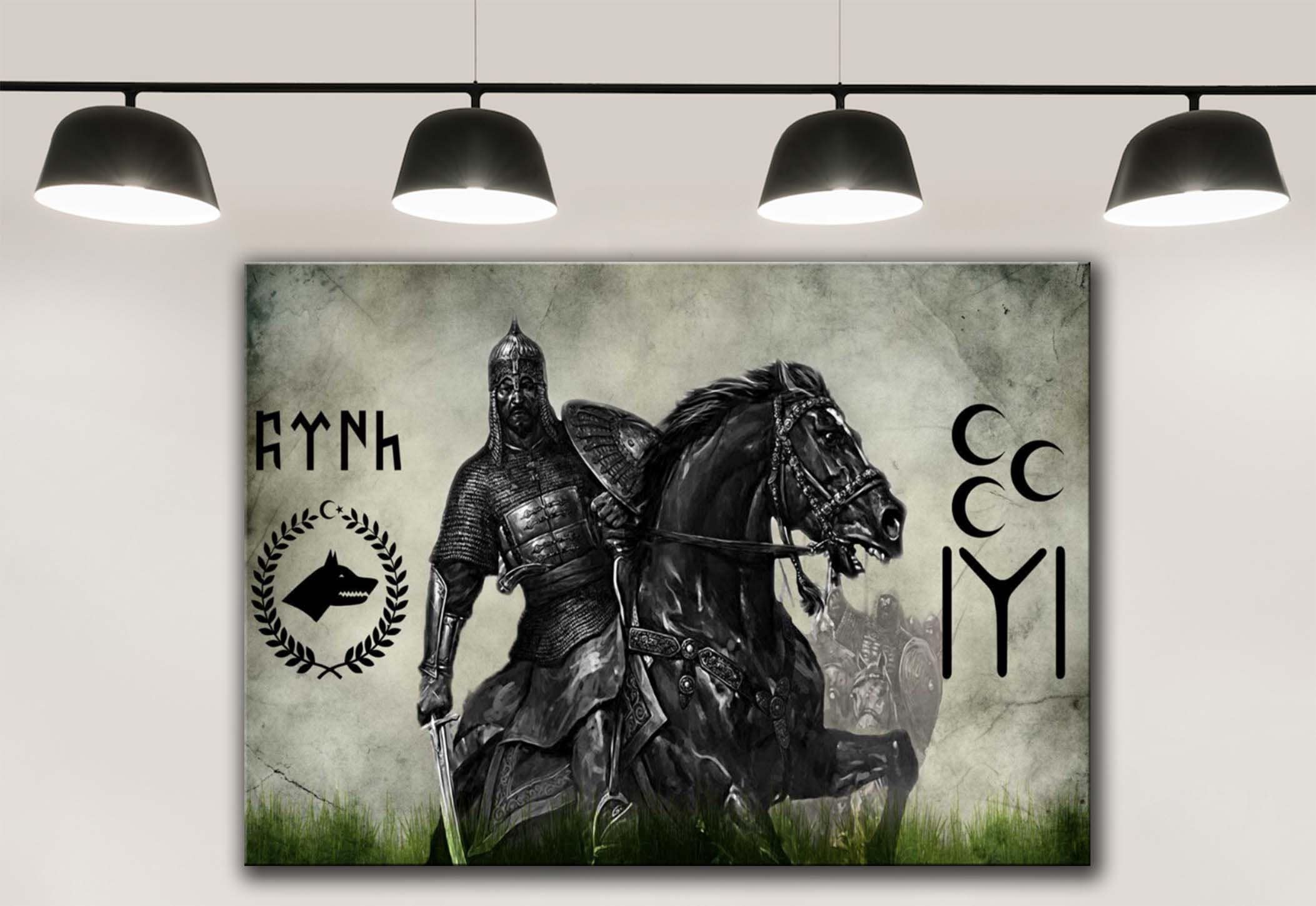 Turk Warrior, Turkish Cavalry, Kayı, Gokturk, Graywolf, Allah, Muhammed ...