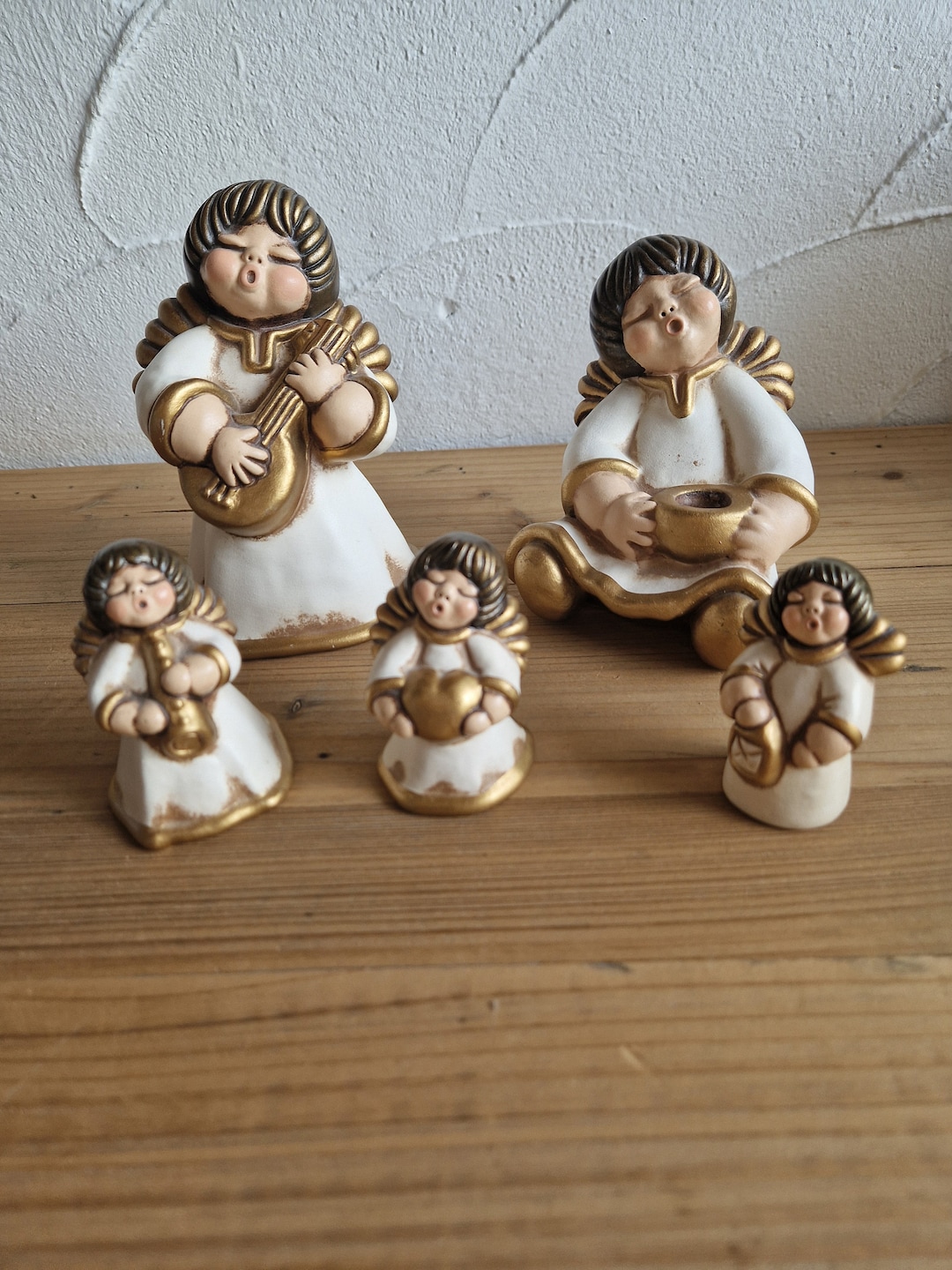 Set of Five Vintage Italian Thun Angel - Etsy