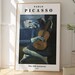 Pablo Picasso the Old Guitarist Print, Original Gallery Artwork, Blue ...