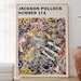 Jackson Pollock Number 17A Abstract Art Poster, Colourful Geometric ...