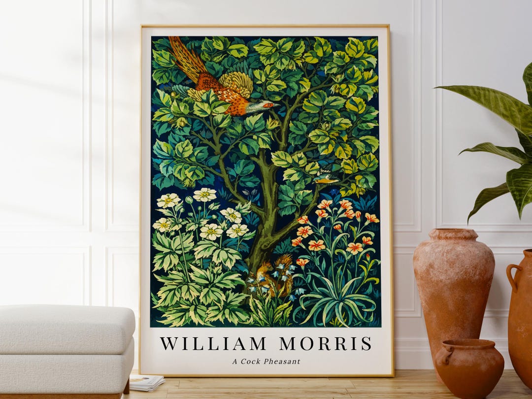 William Morris Nature Inspired Botanical Wall Art Poster, Original ...
