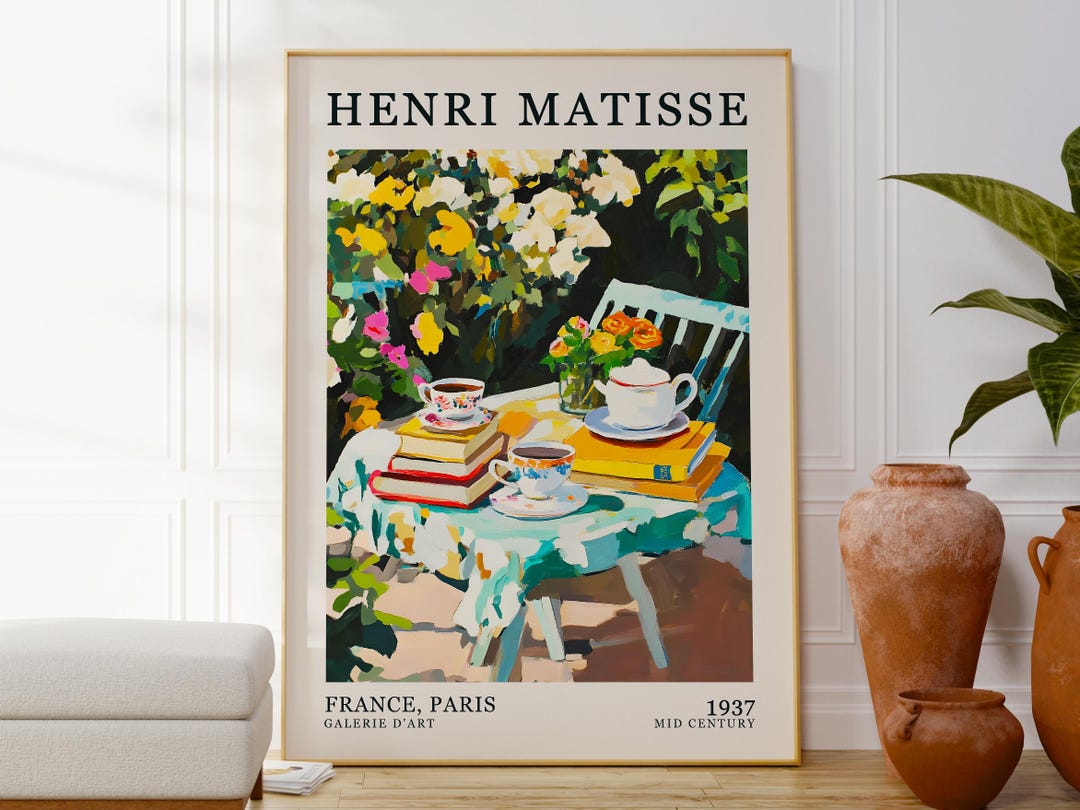Henri Matisse Calm Landscape Print, Botanical Relaxing Poster, Modern ...