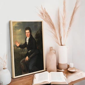 Ludwig Van Beethoven Portrait Poster, Young Beethoven Print, Classical ...
