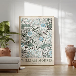 William Morris Seaweed Poster, Nature Inspired Art Print, Clean ...
