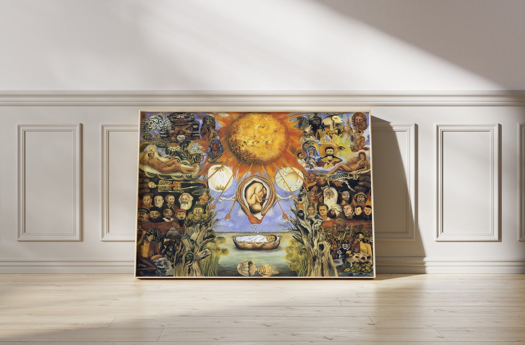 Frida Kahlo Moses Abstract Poster, Modern Surrealism Print, Popular ...