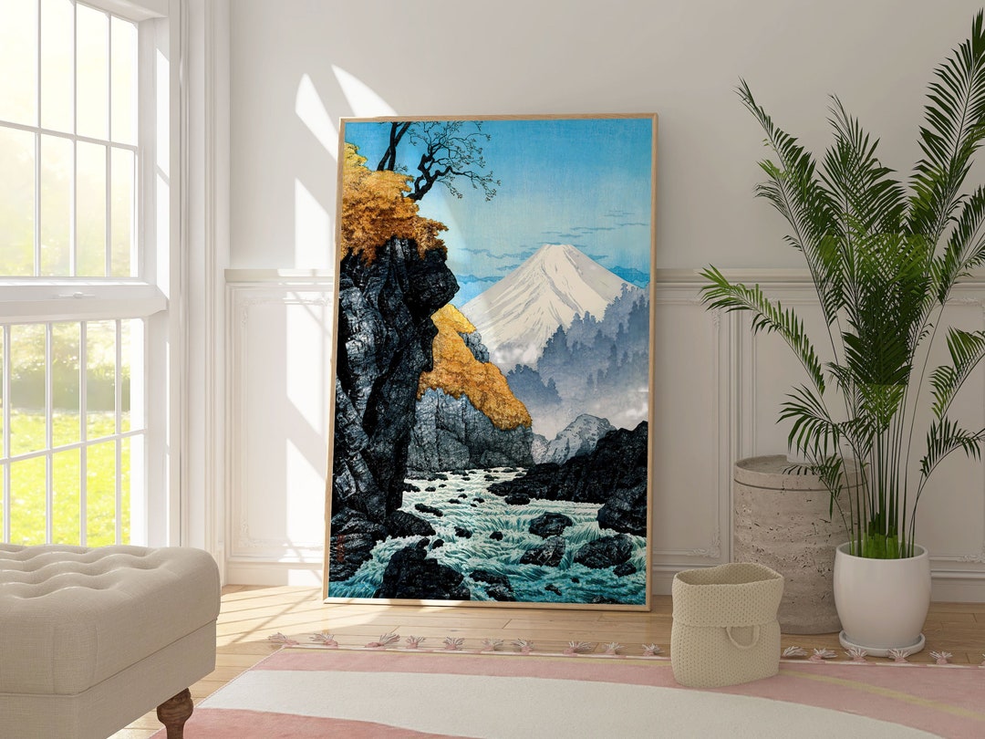 Hiroaki Takahashi Foot of Mount Ashitaka Print, Japanese Art Poster ...