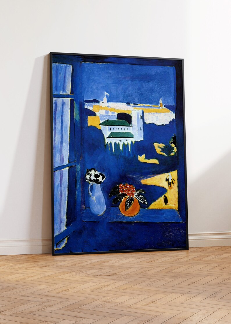 Henri Matisse, Window at Tangier, Fine Art Print, Colorful Painting ...