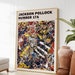 Jackson Pollock Number 17A Abstract Art Poster, Colourful Geometric ...