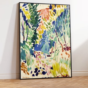 Matisse Landscape at Collioure Print, Colourful Abstract Wall Art - Etsy