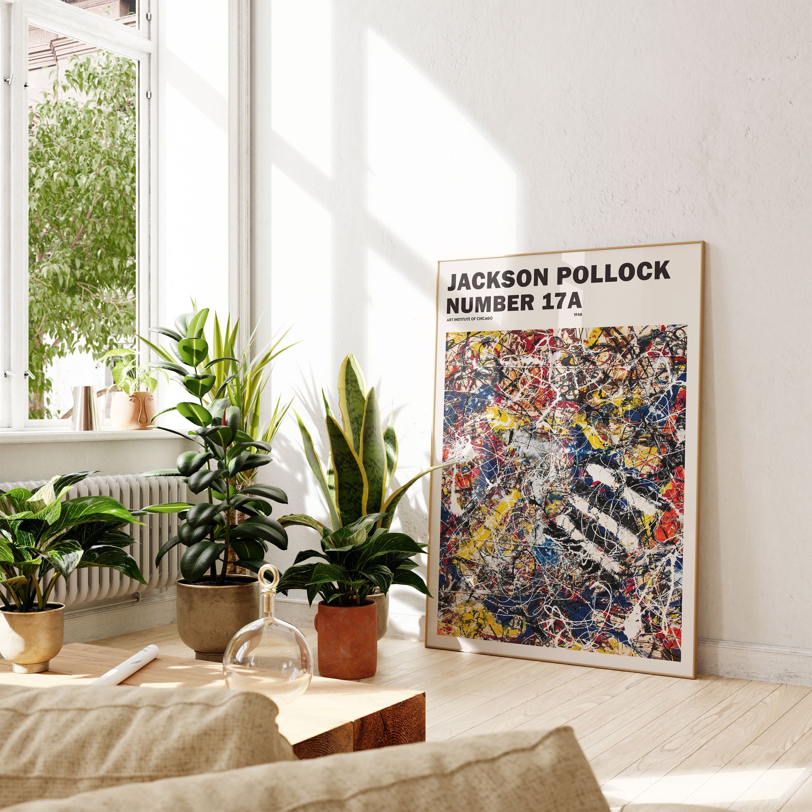 Jackson Pollock Number 17A Print, Abstract Expressionism Wall Art ...