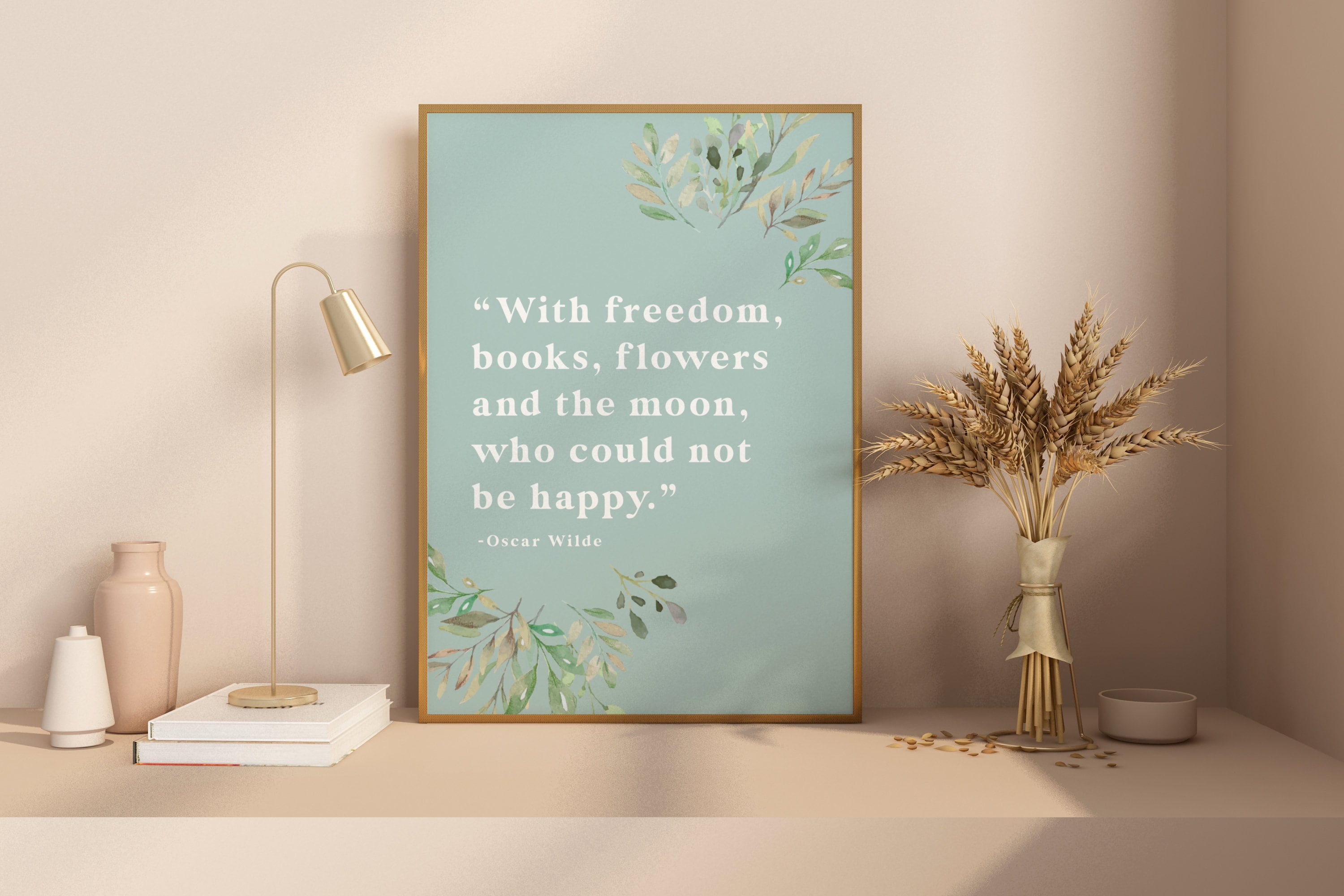 Oscar Wilde Quote Print Inspirational Quote Typography Print Oscar ...