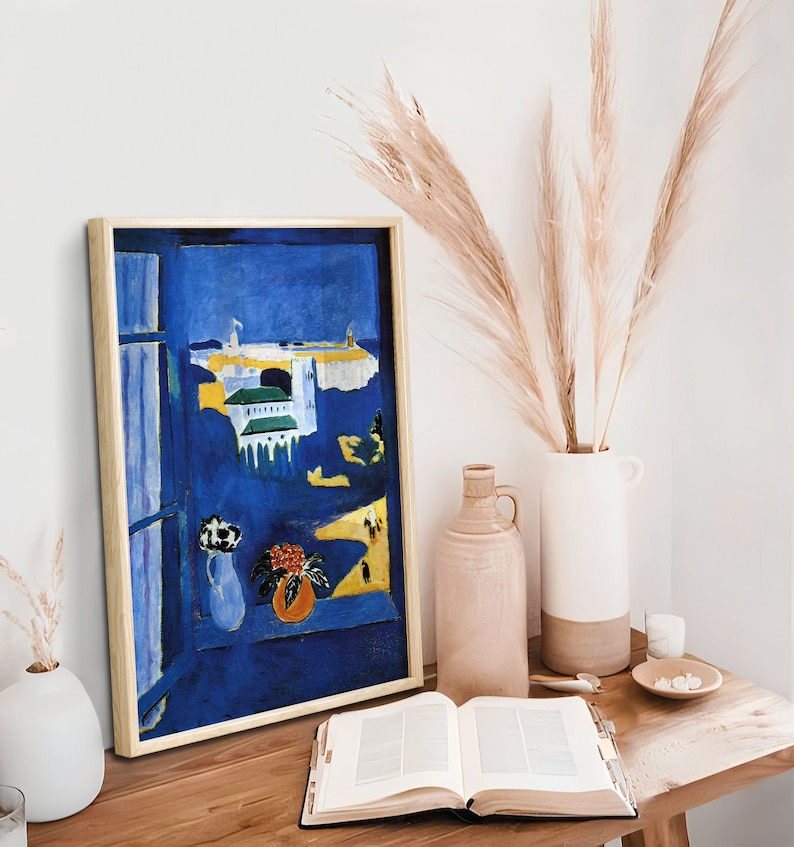Henri Matisse, Window at Tangier, Fine Art Print, Colorful Painting ...