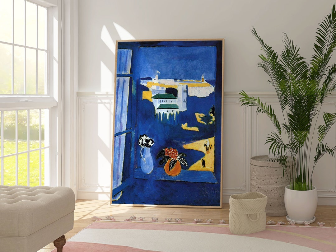 Henri Matisse, Window at Tangier, Fine Art Print, Colorful Painting ...