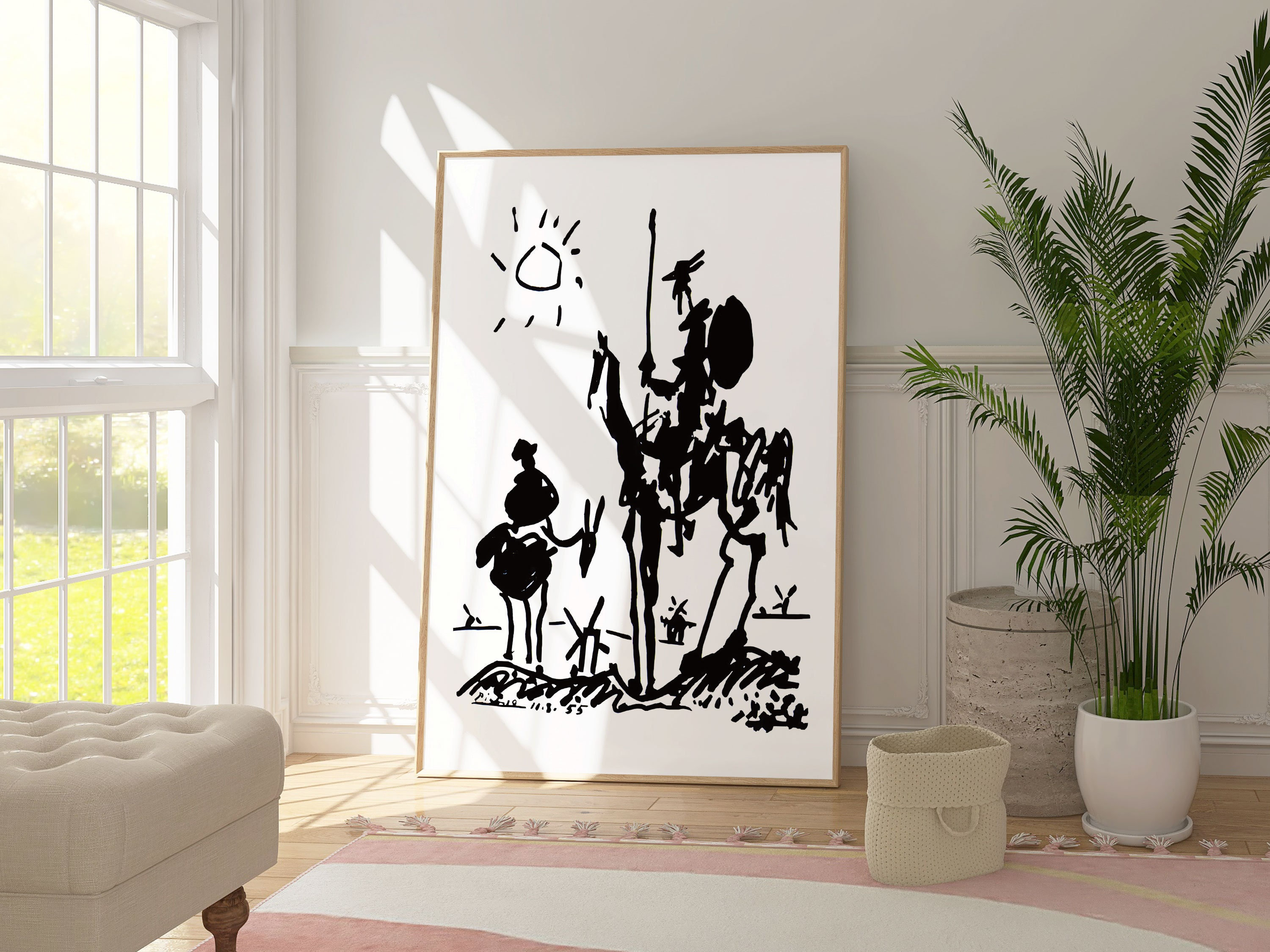 Don Quixote Picasso Wallpaper