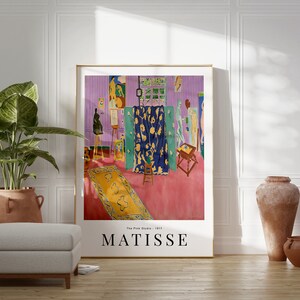Henri Matisse the Pink Studio Print, Gallery Wall Art, Modern Famous ...