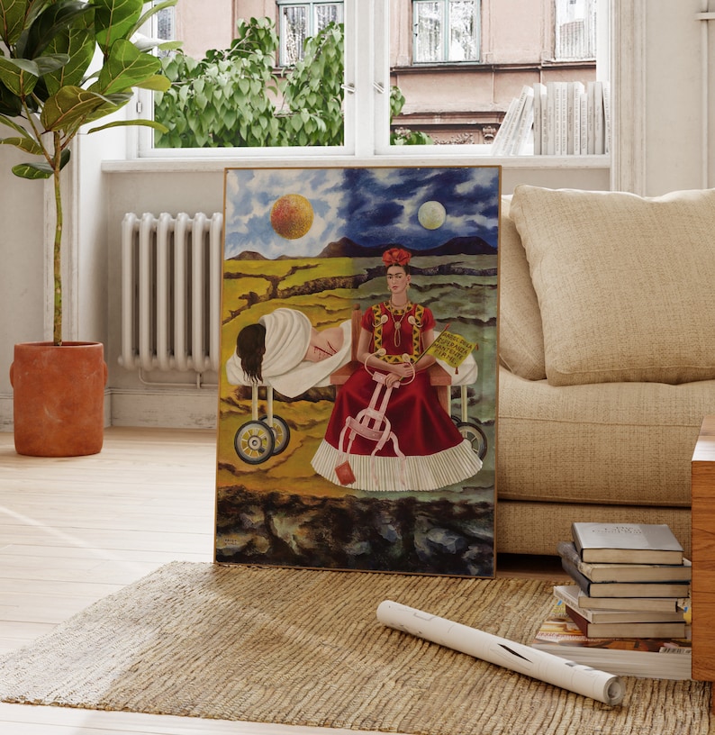 Frida Kahlo Tree of Hope Poster, Surrealist Mexican Print, Popular ...
