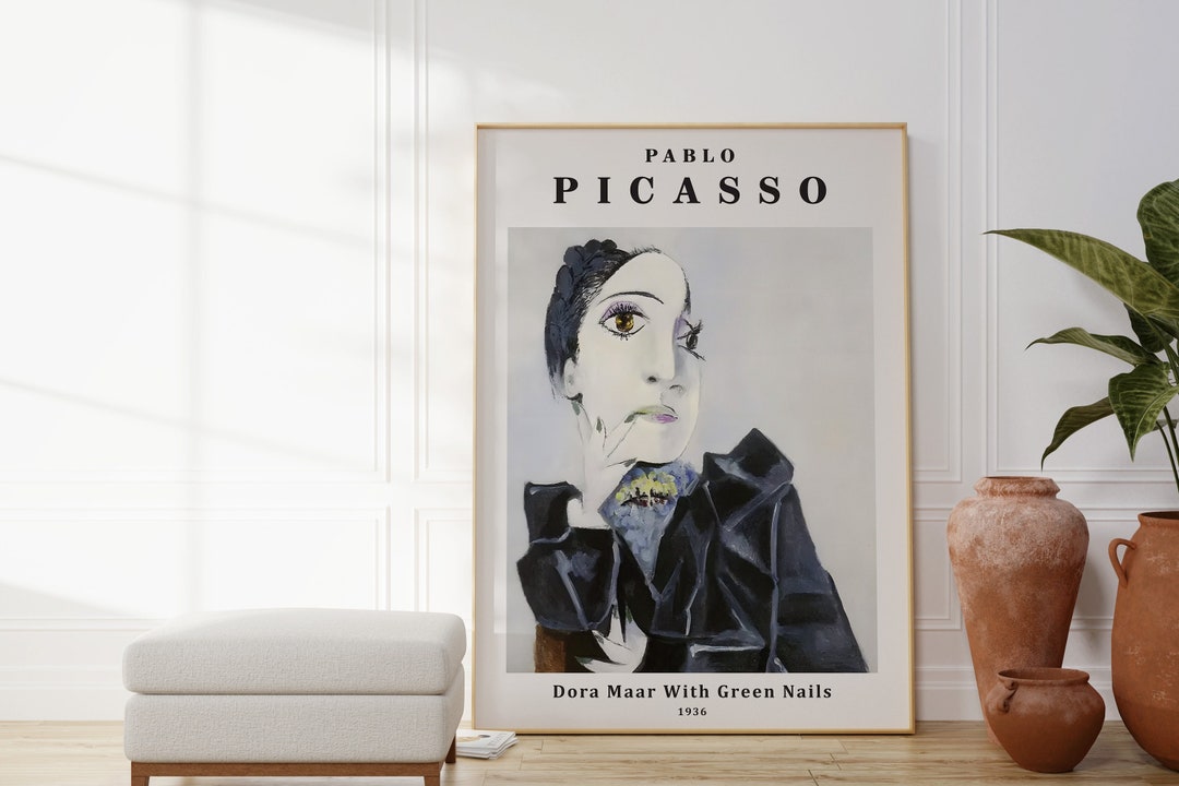 Pablo Picasso Dora Maar Portrait Print, Abstract Art Poster ...