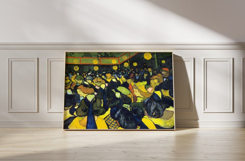 Van Gogh 'in the Theatre' Print, Impressionist Wall Art, Famous ...