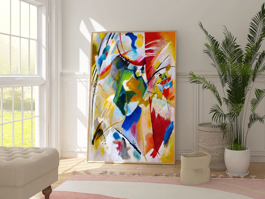 Kandinsky Painting, Colorful Abstract Print, Wassily Kandinsky ...