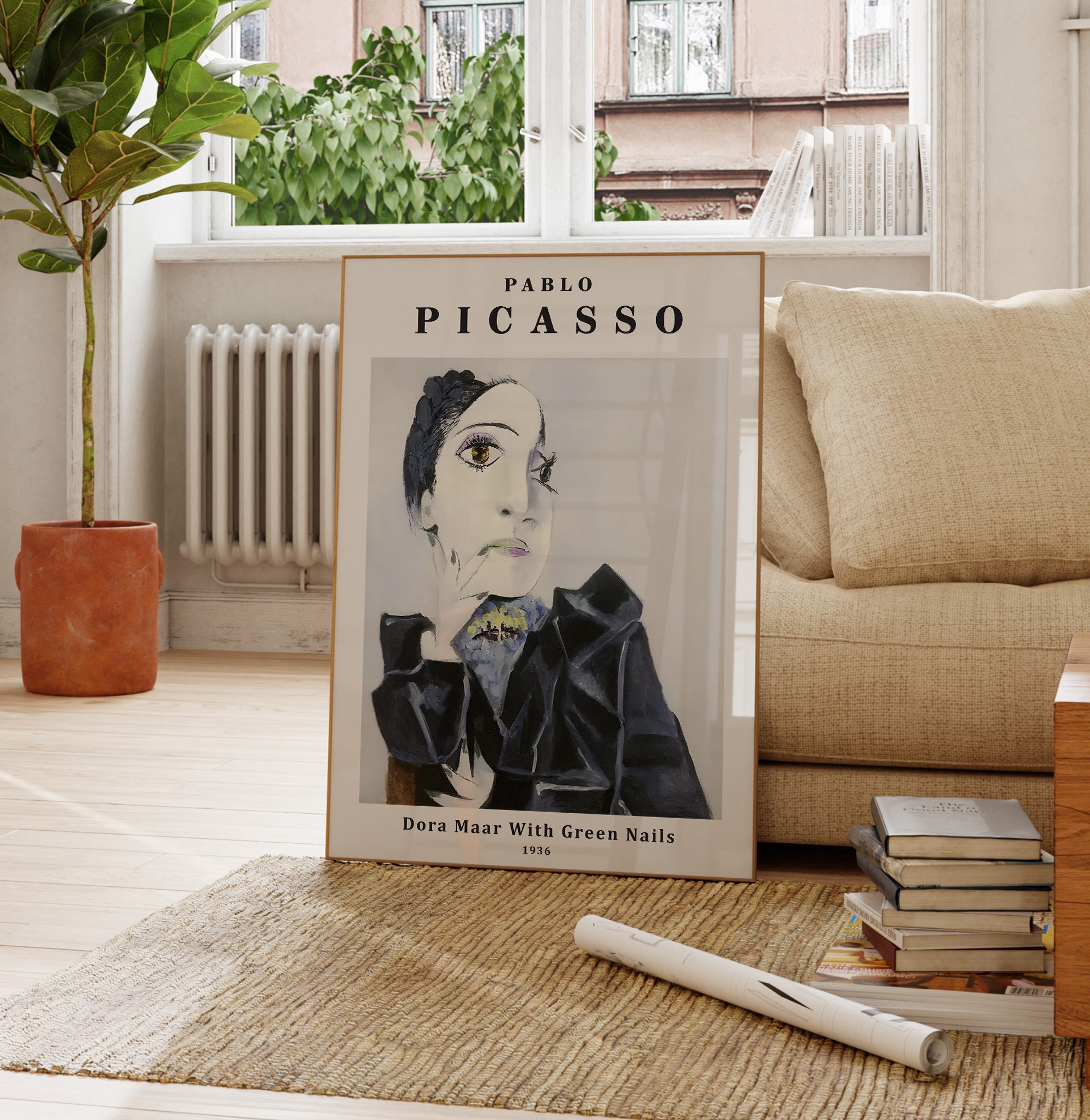 Pablo Picasso Dora Maar Portrait Print, Abstract Art Poster ...