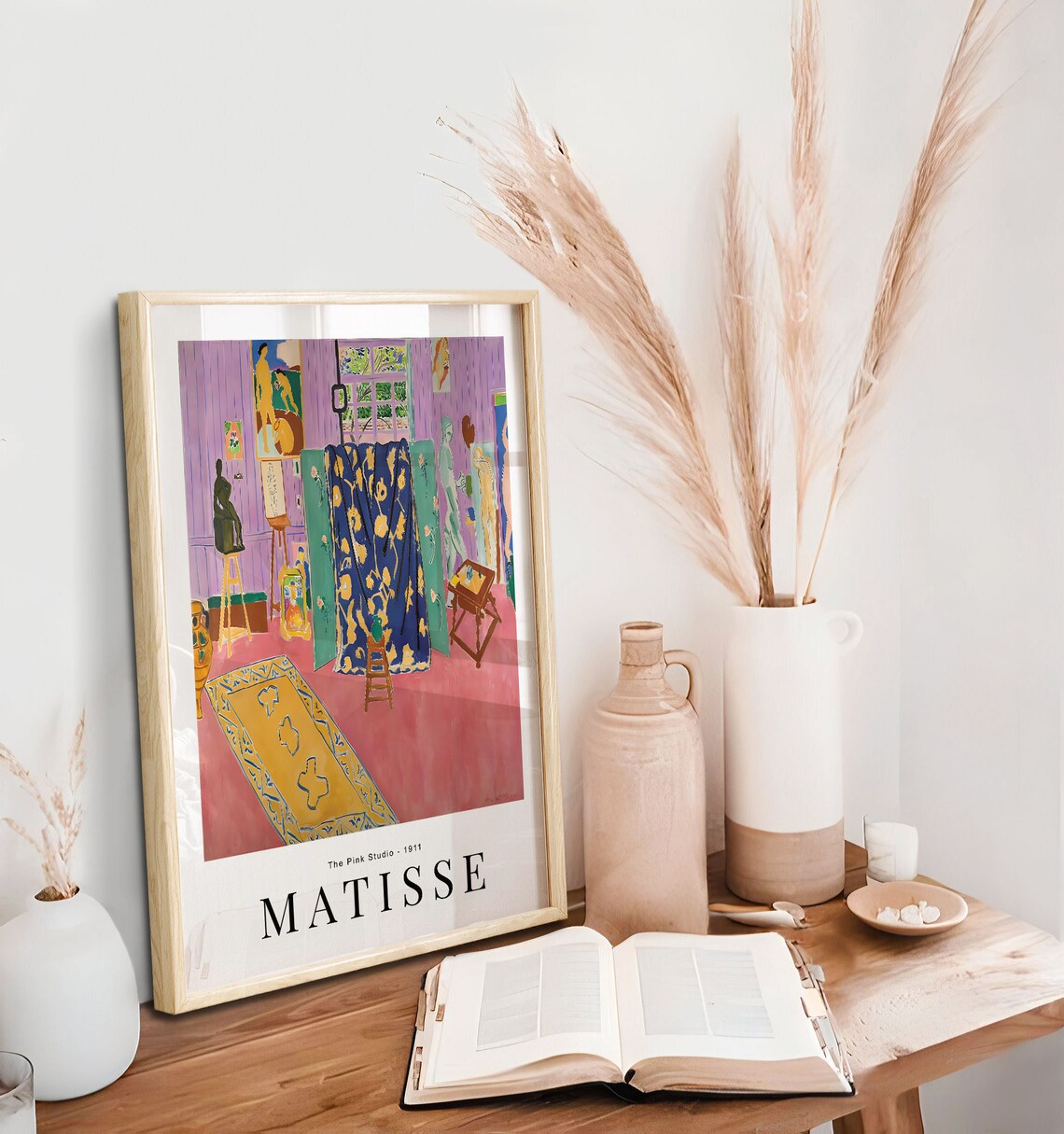Henri Matisse the Pink Studio Print, Gallery Wall Art, Modern Famous ...